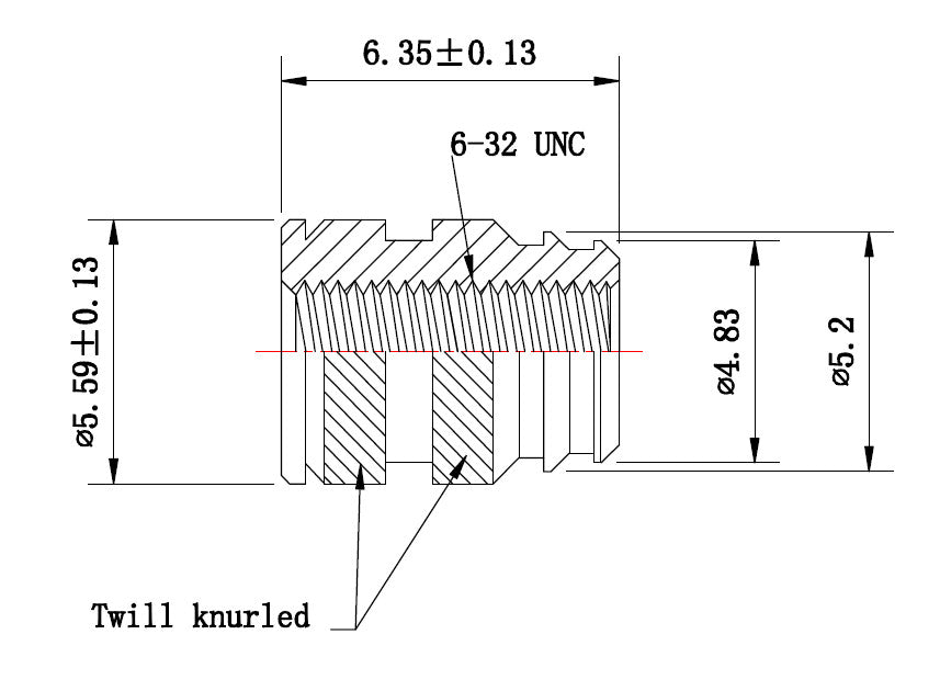 #6-32 Long Brass Threaded Inserts – Initeq